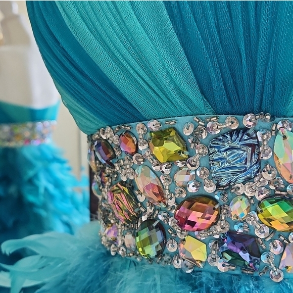 Party Time Formals | Dresses | Party Time Formals Blue Fit And Flare ...